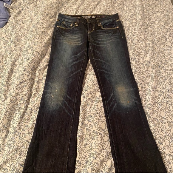 Christian Audigier | Jeans | Christian Audigier Nwot Boot Cut Dark ...